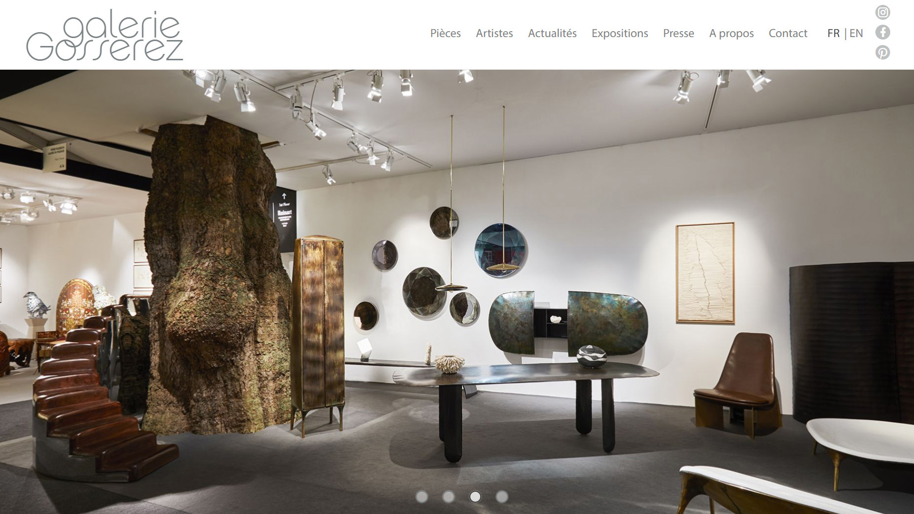 Nouvelle réalisation: Galerie Gosserez - Xooloop Studio